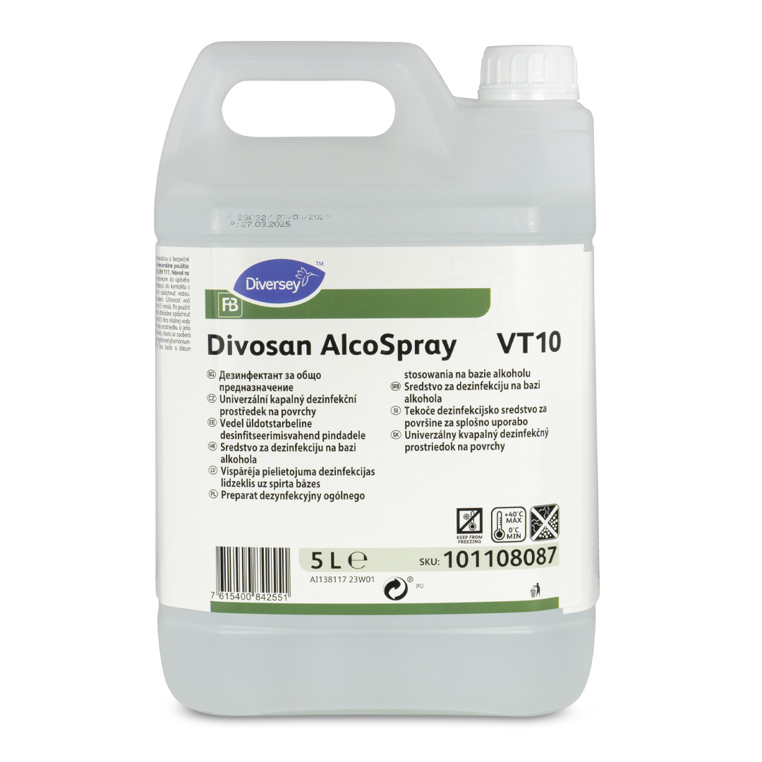 Sredstvo za dezinfekcijo Divosan AlcoSpray VT10, za prehrambeno ...