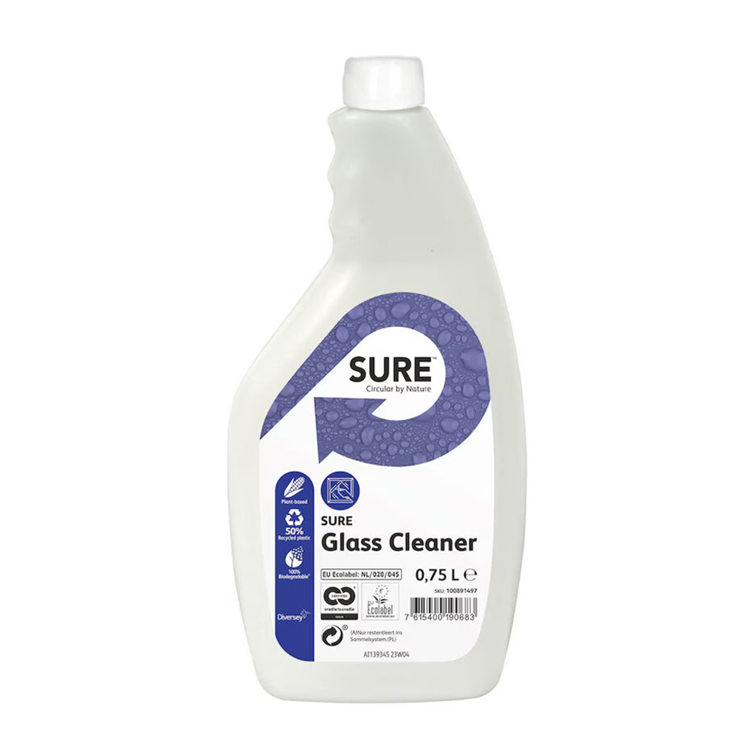 Čistilo za steklo SURE Glass Cleaner, na rastlinski osnovi, z ...