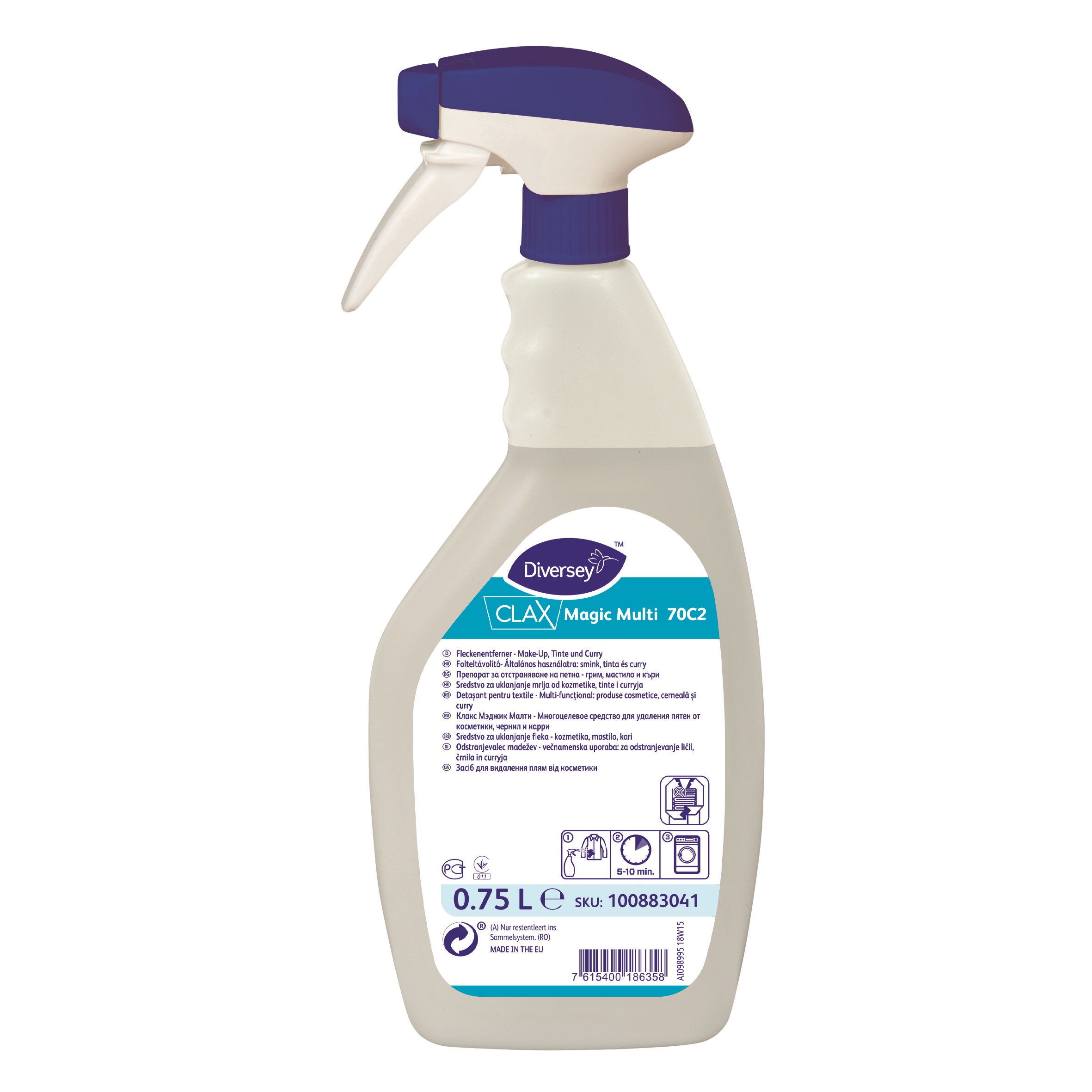 Čistilo za madeže na tekstilu CLAX Magic Multi 70C2, za ličila, črnila ...