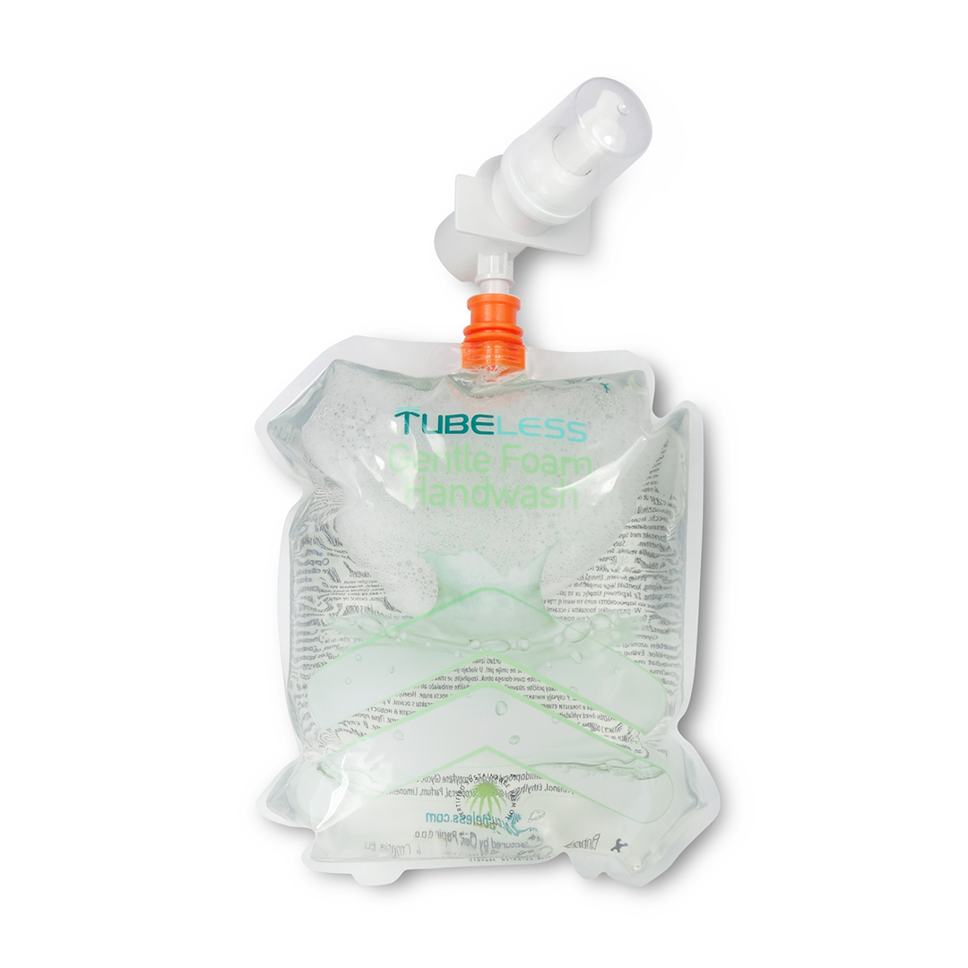 Penilno milo v kartuši 1,1 L, TUBELESS GENTLE FOAM | BARJANS d.o.o.