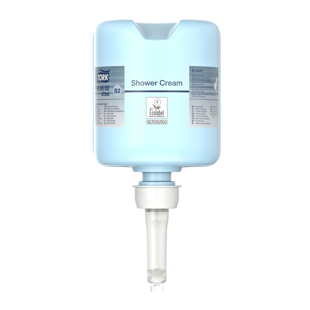 Tekoče milo v kartuši 0,475 L, Tork Shower Cream, modro, S2 | BARJANS d ...