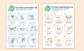 Pravilno umivanje in razkuževanje rok | BARJANS d.o.o.